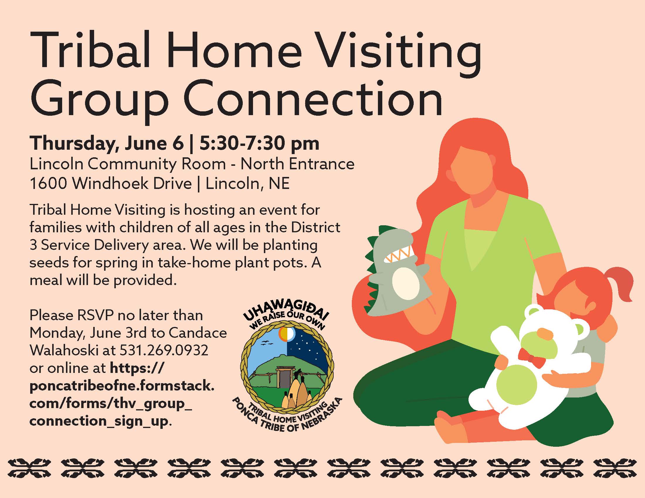 Tribal Home Visiting Group Connection – Ponca Tribe of Nebraska