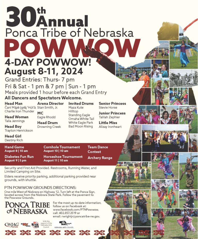 30th Annual Ponca Tribe of Nebraska Powwow – Ponca Tribe of Nebraska
